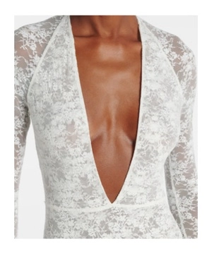 Alex Perry Sheer Lace Gown