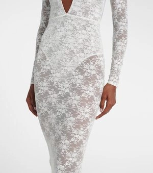 Alex Perry Sheer Lace Gown