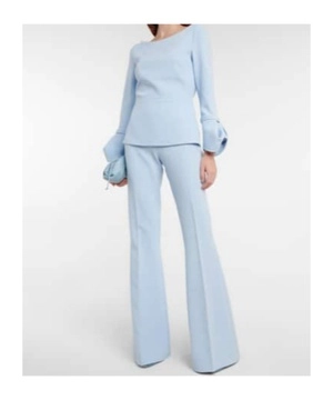 SAFIYAA LONDON Peplum Crêpe Top