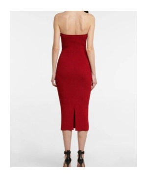Galvan Thalia Bustier Midi Dress