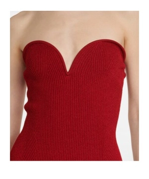 Galvan Thalia Bustier Midi Dress