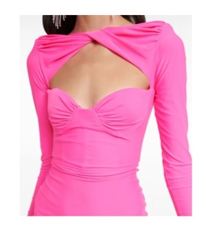 Alex Perry Barett Twist-detail Minidress