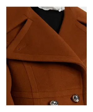 PATOU Cropped Double-breasted Casual Jacket