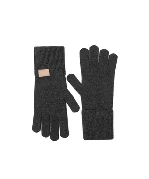Loewe Gloves In Cashmere - Black