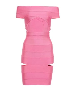 Alexandre Vauthier Off-the-shoulder Minidress - Pink