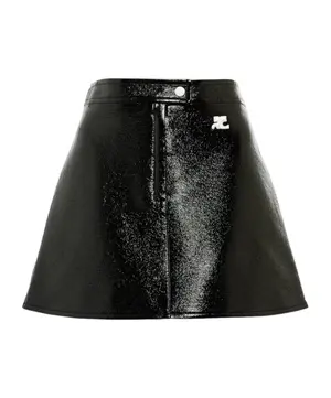 COURREGES A-line Skirt - Black