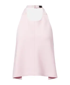 Wardrobe.NYC Halter Neck Top - Pink