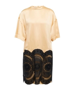 Stella McCartney Embroidered Minidress - Nude