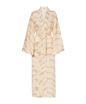 Johanna Ortiz Printed Linen Beach Cover-up
