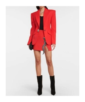 David Koma Embellished Virgin Wool Blazer