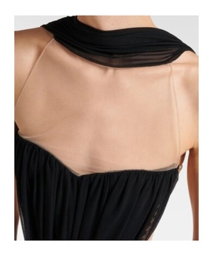 David Koma Scarf-detail Ruched Minidress
