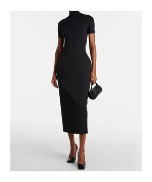 Wardrobe.NYC High-waisted Skirt With Back Slit