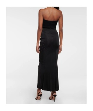 Galvan Vertebrae Cutout Midi Skirt