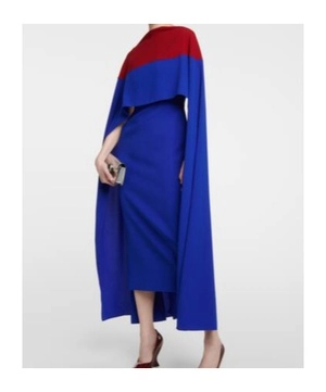 ROKSANDA Elina Cape Midi Dress