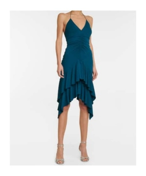 Alexandre Vauthier Jersey Halterneck Midi Dress