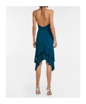 Alexandre Vauthier Jersey Halterneck Midi Dress