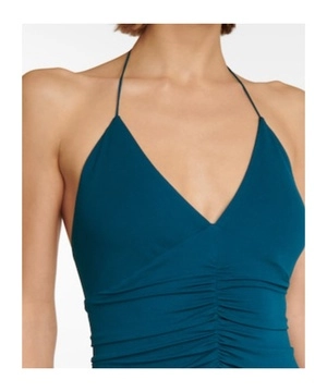 Alexandre Vauthier Jersey Halterneck Midi Dress