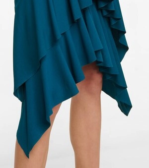 Alexandre Vauthier Jersey Halterneck Midi Dress
