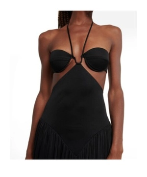 Stella McCartney Cutout Halterneck Midi Dress
