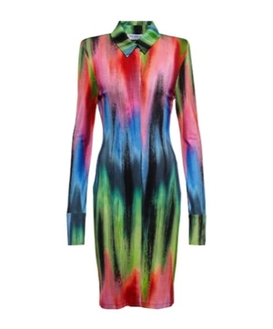 Attico Elton Printed Shirt Dress - Multicolor