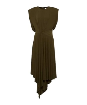 Alexandre Vauthier Asymmetric Jersey Midi Dress - Green