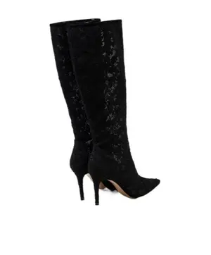 GIANVITO ROSSI Lace-up Knee-high Boots