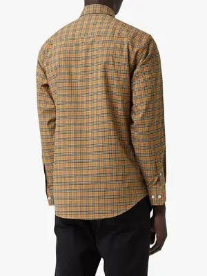 Burberry Small Plaid Cotton Shirt