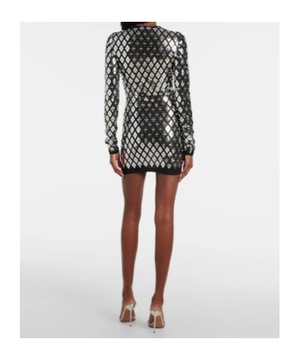 Rabanne Studded Jersey Minidress