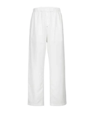 Wardrobe.NYC High-waisted Straight-leg Casual Pants - White
