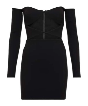 Alex Perry Cutout Minidress - Black