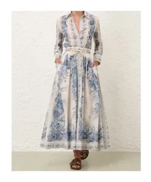 Zimmermann Wanderlust A-line Maxi Skirt