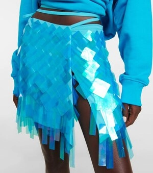 Attico Embellished Miniskirt