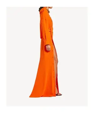 Balenciaga Off-shoulder Maxi Dress