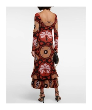 Johanna Ortiz Artful Dream Cotton Midi Dress