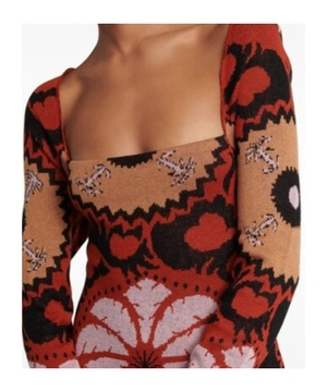 Johanna Ortiz Artful Dream Cotton Midi Dress