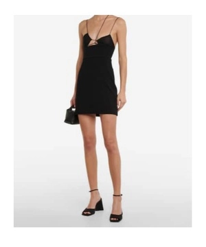 NENSI DOJAKA Cutout Mini Dress - Black