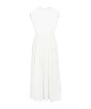 JIL SANDER Jersey Midi Dress - White