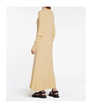 JIL SANDER Wool-blend Midi Dress