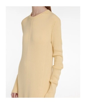 JIL SANDER Wool-blend Midi Dress
