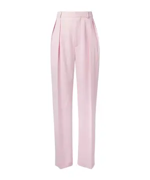 Wardrobe.NYC Pleated Tapered Track Pants - Pink