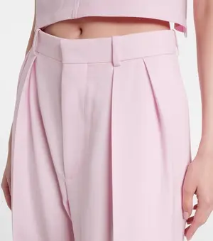 Wardrobe.NYC Pleated Tapered Track Pants