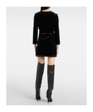 Dodo Bar Or Ska Velvet Minidress