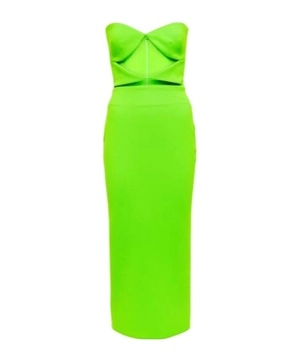 Alex Perry Hale Cutout Crepe Midi Dress