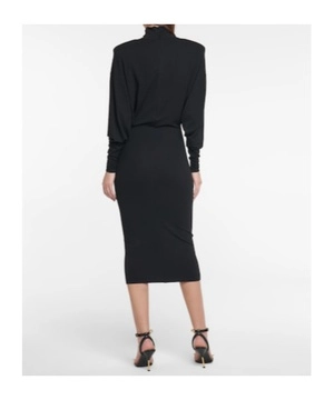 Alexandre Vauthier Stretch-jersey Turtleneck Midi Dress