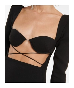 Alex Perry Parks Cutout Crêpe Minidress