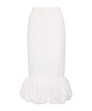 Maticevski Vindicate Crêpe Midi Skirt - White