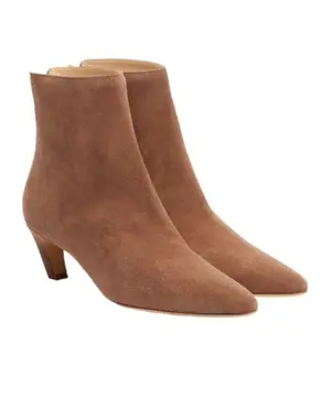 Gabriela Hearst Clayton Suede Ankle Boots - Brown