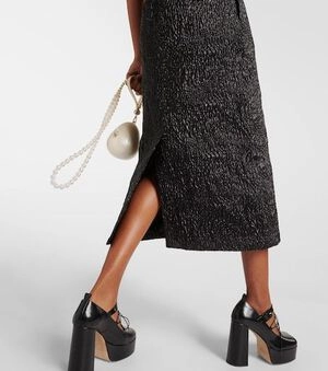 Simone Rocha Cloqué Midi Dress