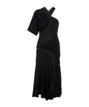 Stella McCartney Emmeline One-shoulder Midi Dress