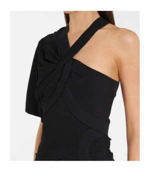 Stella McCartney Emmeline One-shoulder Midi Dress